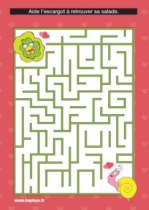 Les labyrinthes de la St Valentin - Blog Hop'Toys