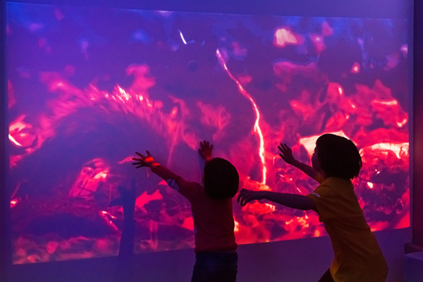 En avant-première, des photos de la salle multi-sensorielle interactive