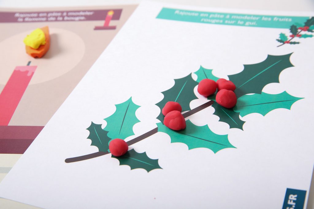 Pâte à modeler : 9 fiches d’activités sur Noël - Blog Hop'Toys