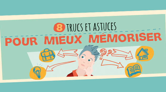 Infographie : 8 trucs et astuces pour mieux mémoriser - Blog Hop'Toys
