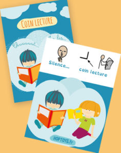 Des affiches pour un coin lecture - Blog Hop'Toys