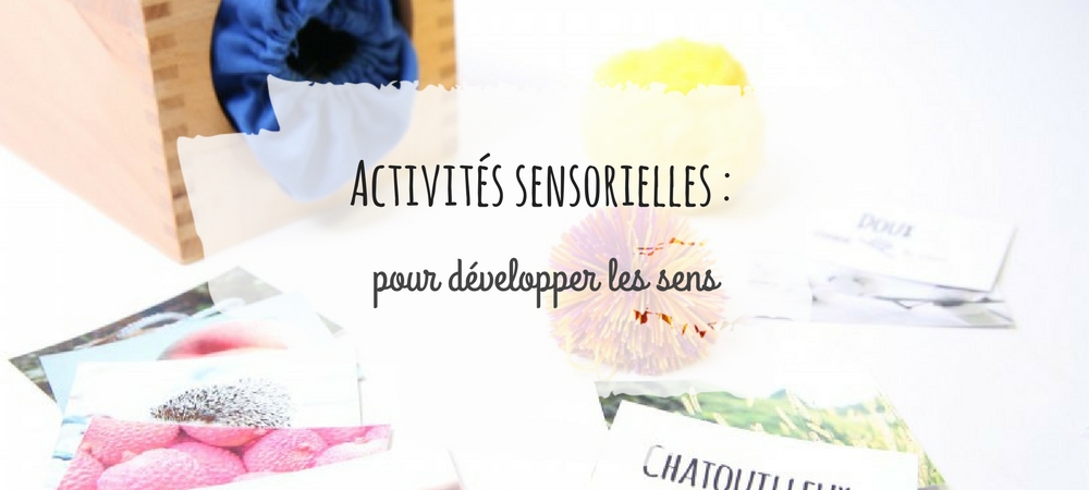 Les activités sensorielles pour développer les sens - Blog Hop'Toys