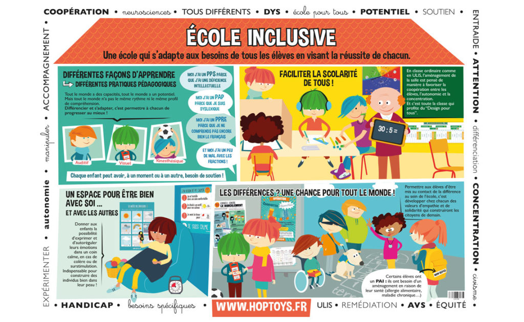 Repenser l'école avec les aménagements raisonnables - Blog Hop'Toys