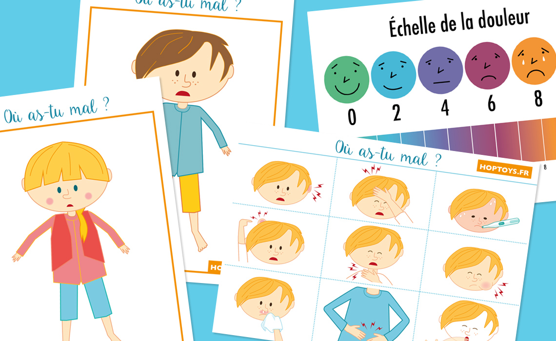 Douleur : 2 outils pour en parler avec votre enfant - Blog Hop'Toys