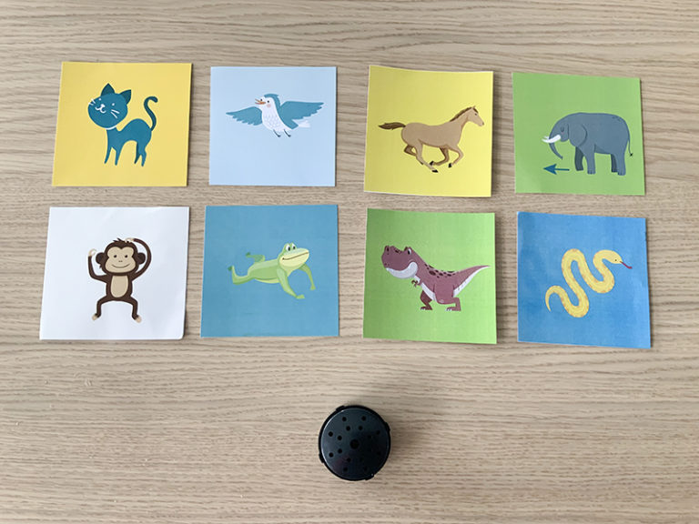 Activité à télécharger : les dés animaux en mouvement - Blog Hop'Toys