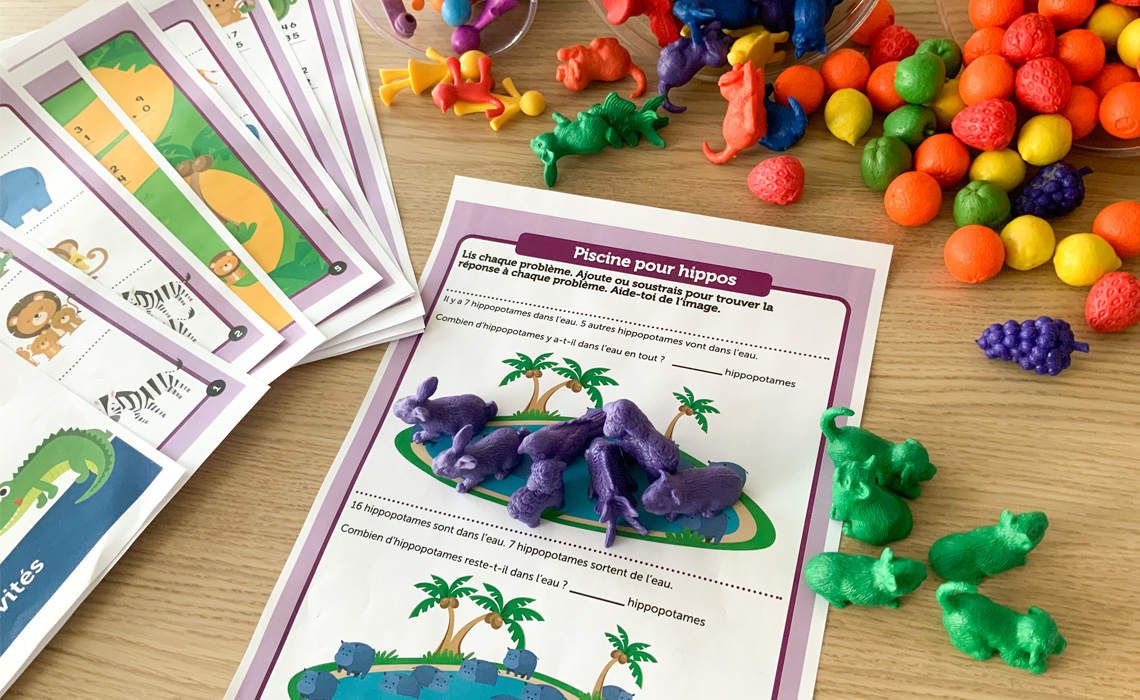 2 livrets d'exercices mathématiques ludiques - Blog Hop'Toys