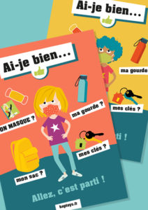 10 idées pour gérer son masque à la maison, à l'école - Blog Hop'Toys