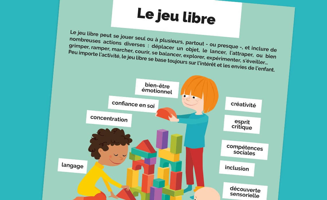 Infographie : Le jeu libre... d'imaginer - Blog Hop'Toys