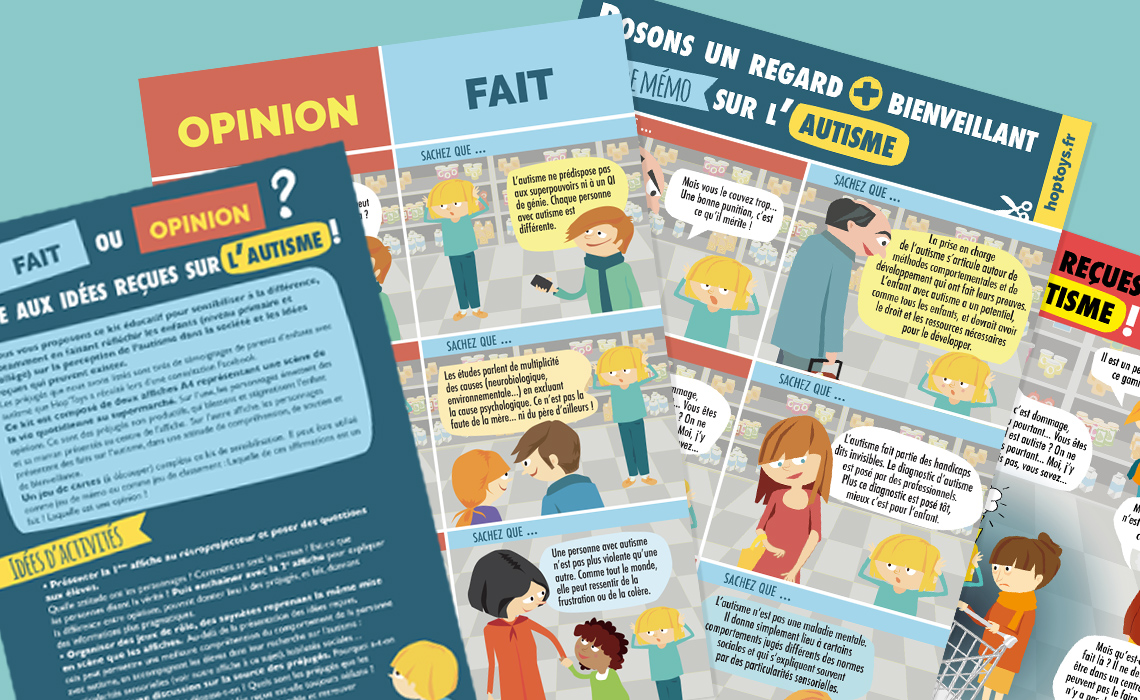 Kit éducatif de sensibilisation à l'autisme - Blog Hop'Toys