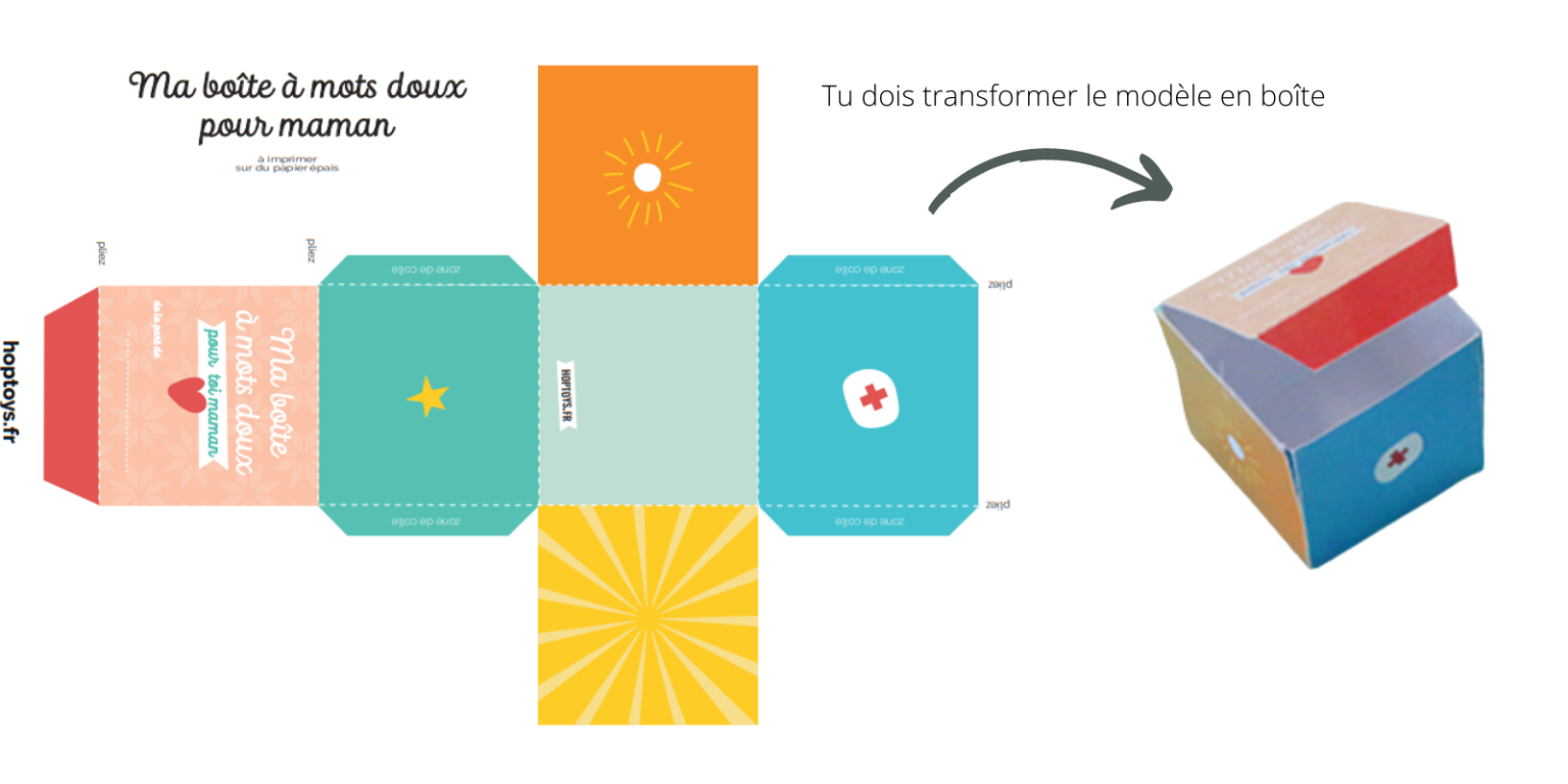 Ma boîte à mots doux pour la fête des mères - Blog Hop'Toys