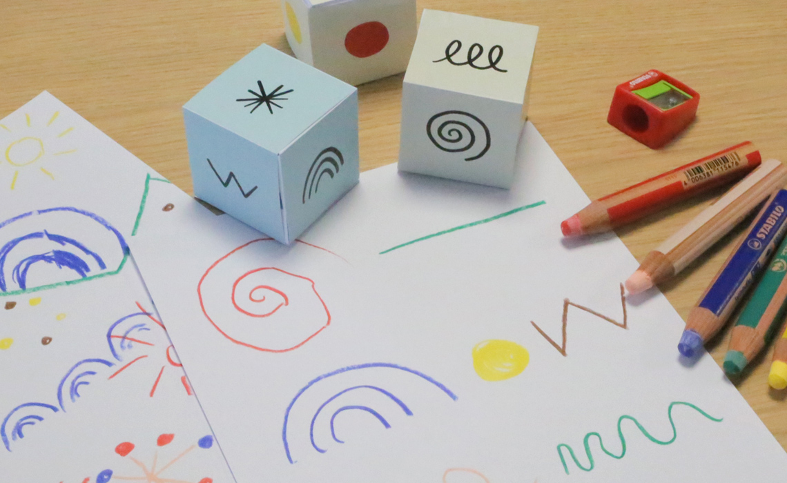 Des dés pour jouer avec le graphisme - Blog Hop'Toys