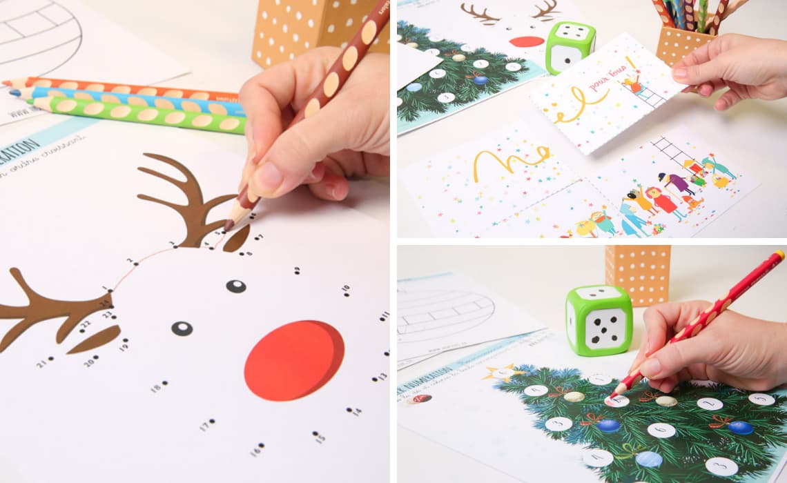 10 fiches d'activités spécial Noël - Blog Hop'Toys