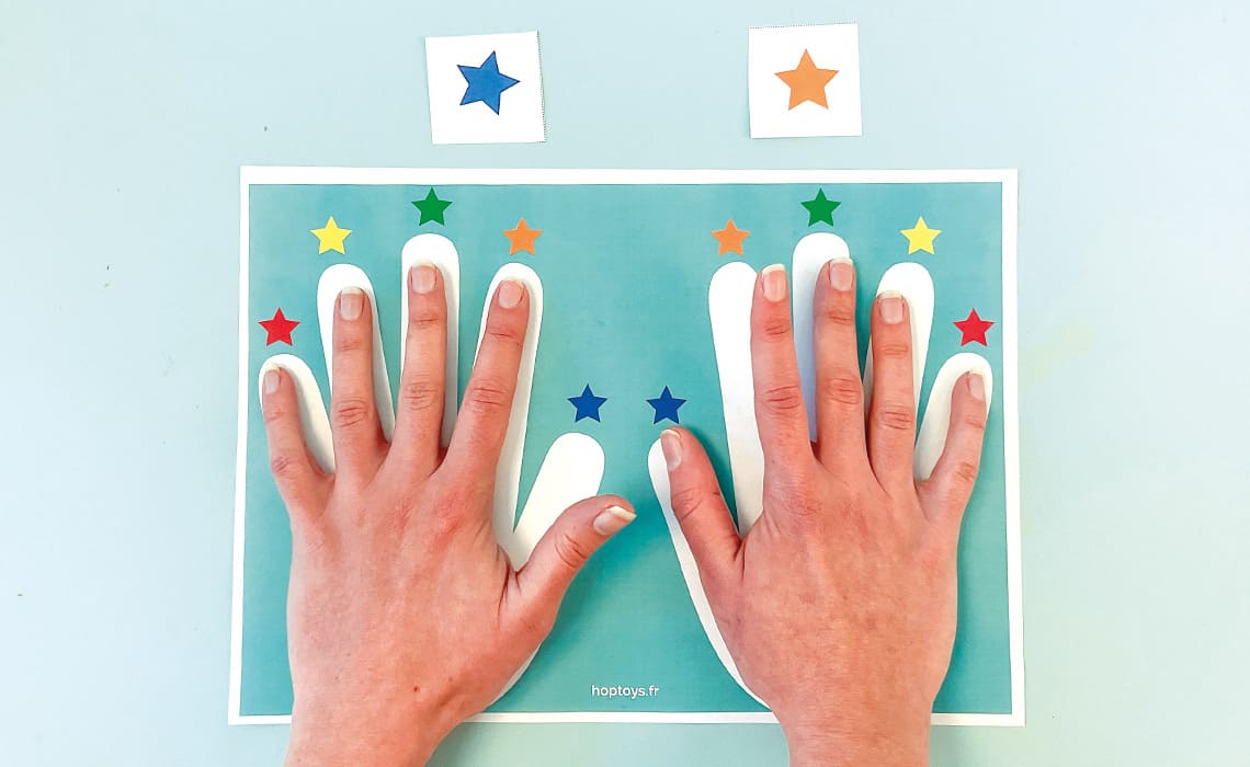 Exercice de motricité de la main et coordination - Blog Hop'Toys