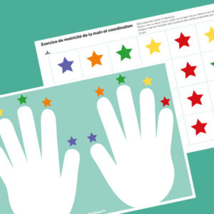 Exercice de motricité de la main et coordination - Blog Hop'Toys