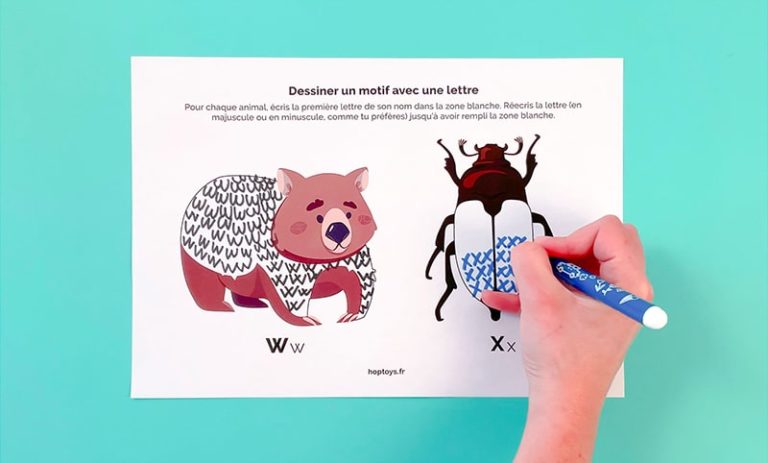 4 activités pour la journée de l'écriture manuscrite - Blog Hop'Toys