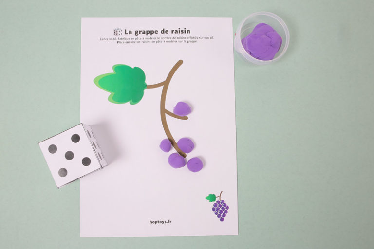J'apprends à compter avec la pâte à modeler - Blog Hop'Toys