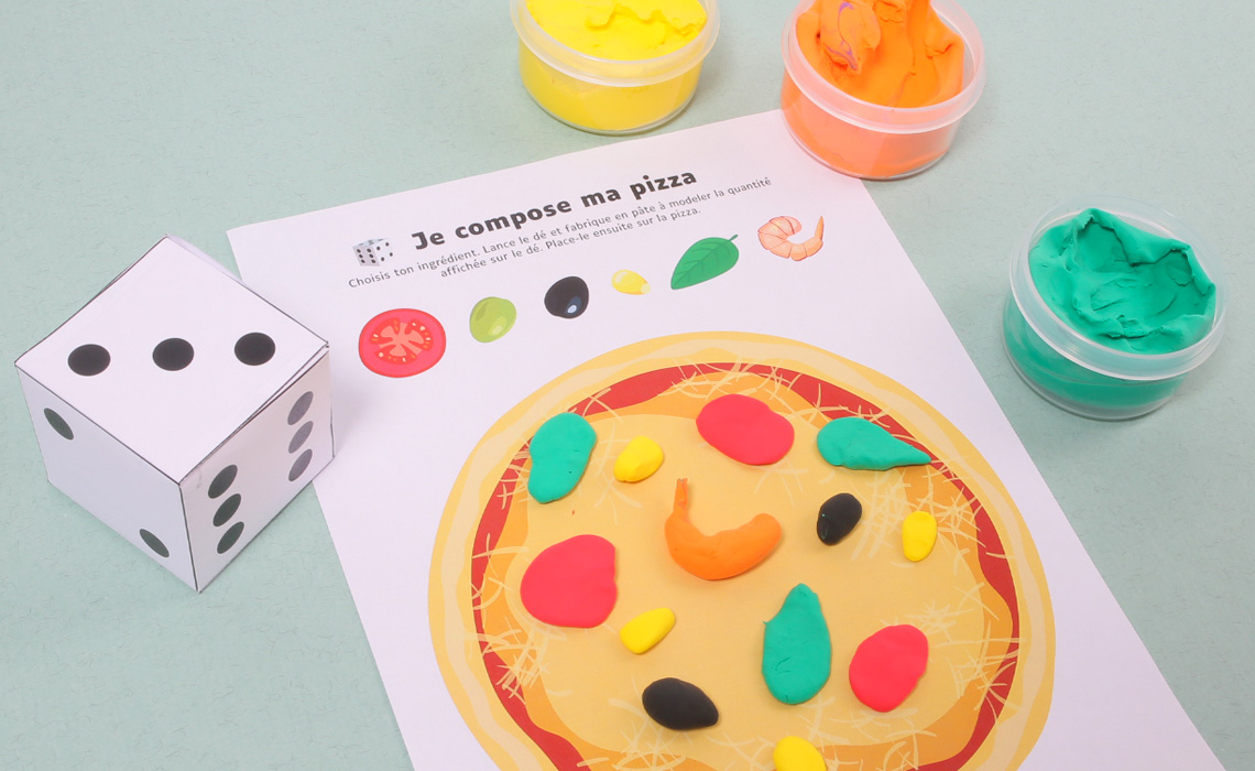 J'apprends à compter avec la pâte à modeler - Blog Hop'Toys