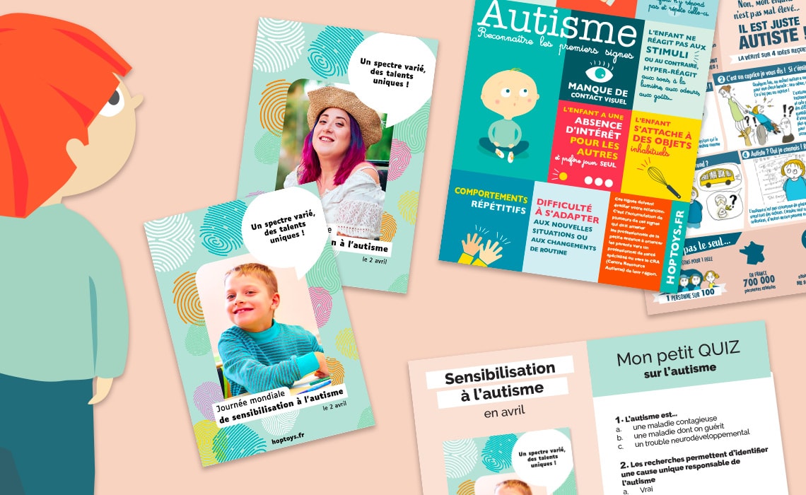 Avril : le mois de sensibilisation à l'autisme - Blog Hop'Toys