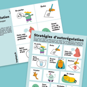 Infographie "Stratégies d’autorégulation" - Blog Hop'Toys
